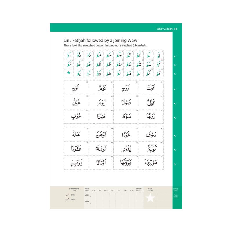Complete Qaidah - Learn to Read Series - South Asian Script - Safar ...